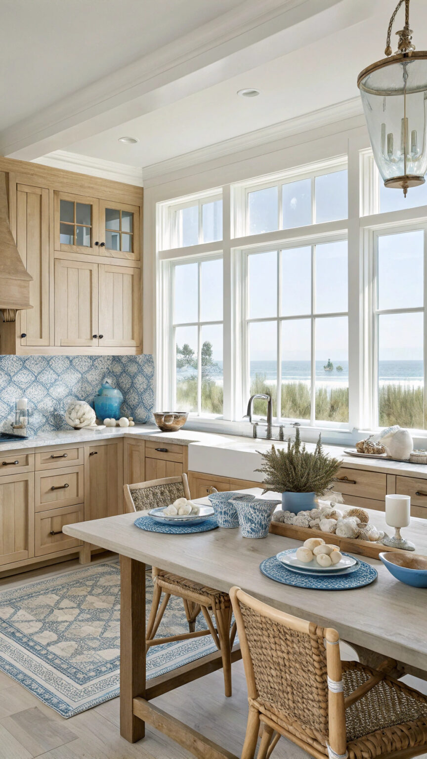 15 Impressive Coastal Kitchen Ideas for a Serene Beach Vibe