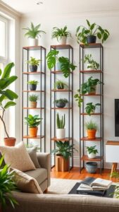 17 Fresh Plant Shelf Ideas to add Life to your Living Room